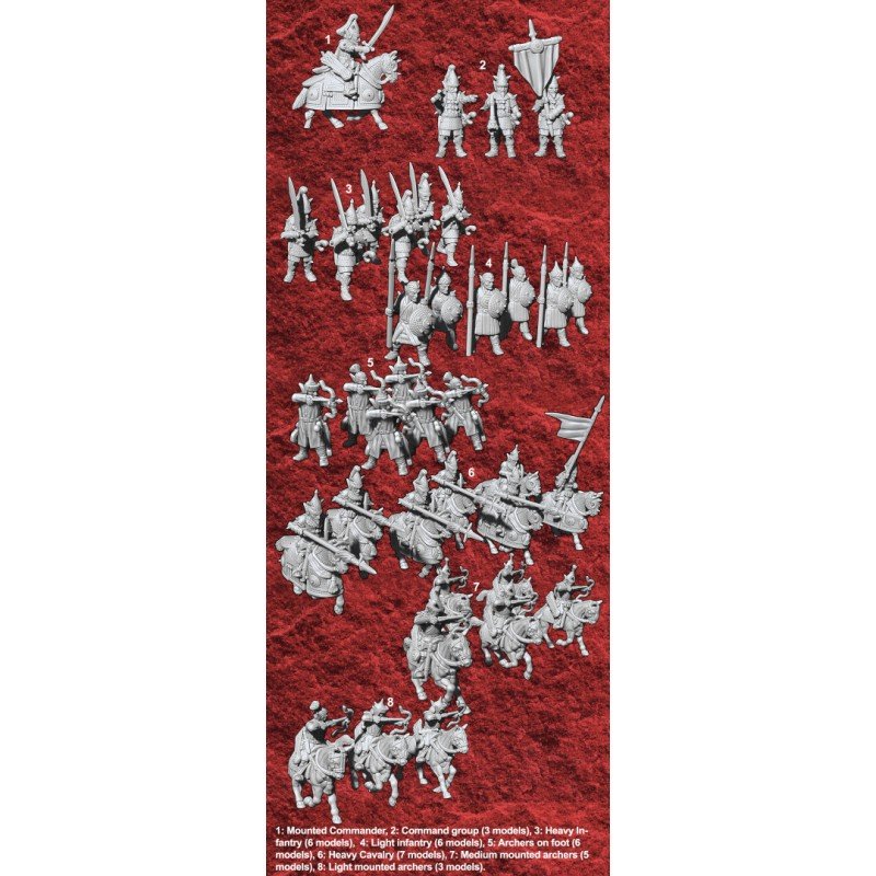 Turkomongol elf light infantry