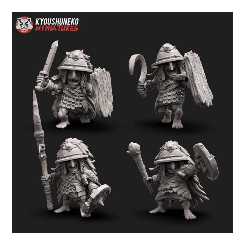 West African Orcs & Goblins - Goblin sharpshooter (10mm)